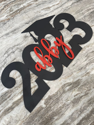 Personalized Graduation Sign for Grad Party Decor or Senior Portraits ...