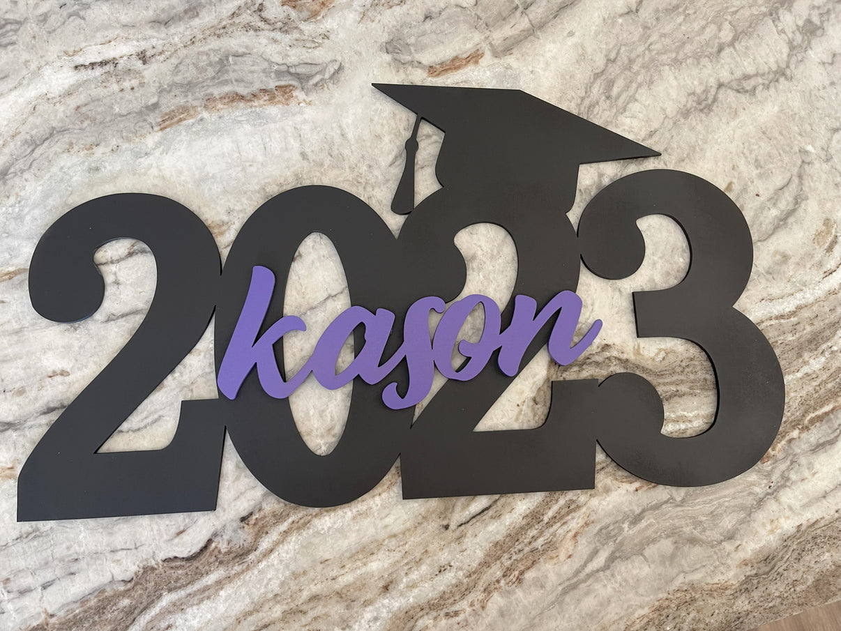 Personalized Graduation Sign for Grad Party Decor or Senior Portraits ...